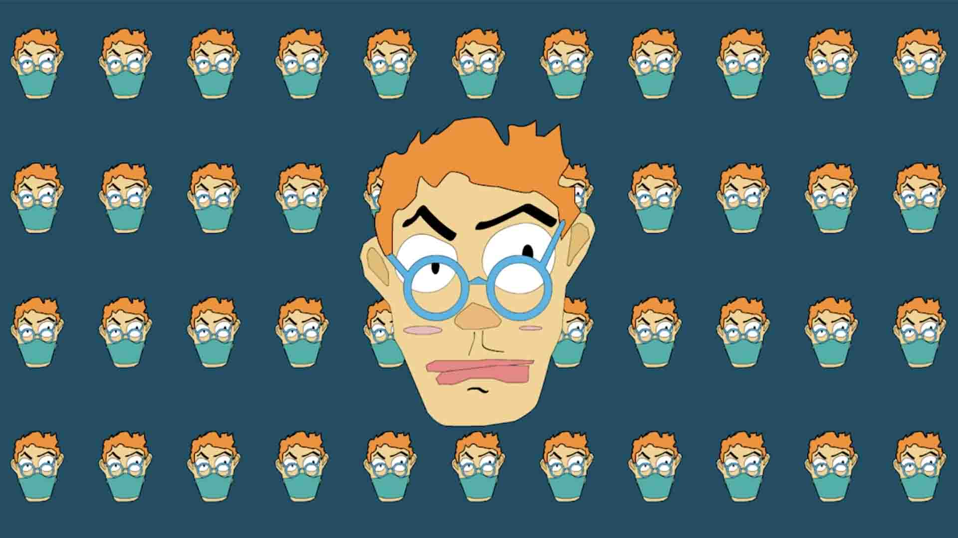Motion Graphic Project - Head Turn & Walk Cycle Exercise - Hank's ...